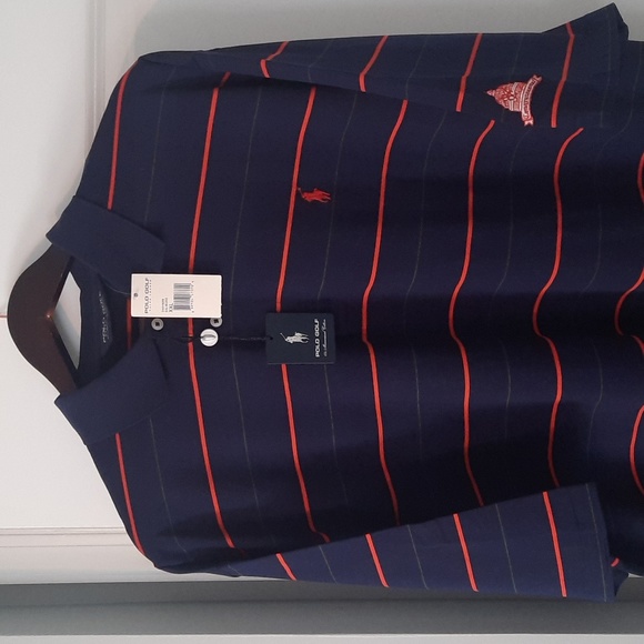 Polo Ralph Lauren | Shirts | Navy Blue Striped Polo Shirt By Polo Golf ...